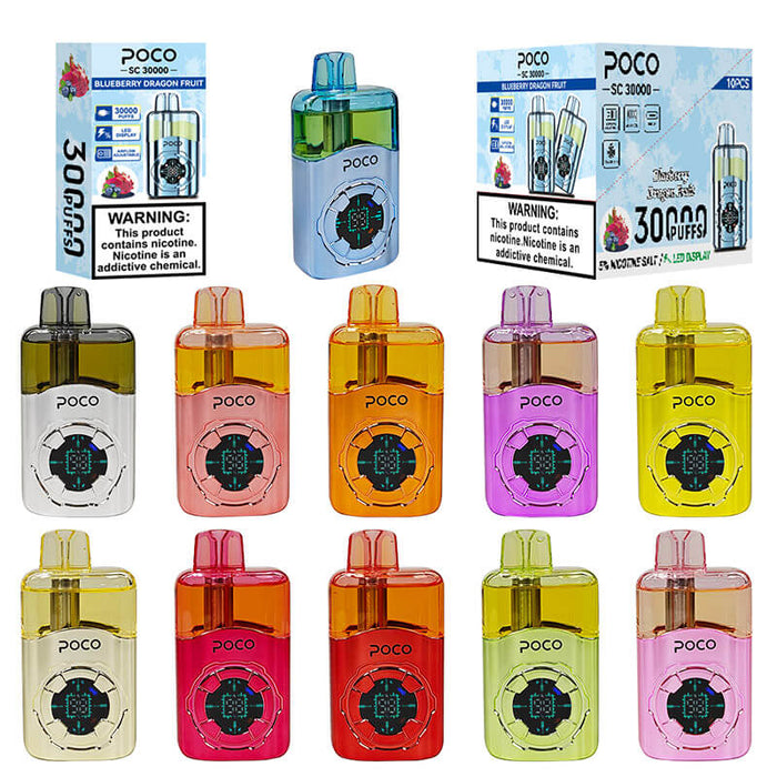 POCO SC 30000 Puffs Disposable Vape 30K E-cigarettes Vapepenkit